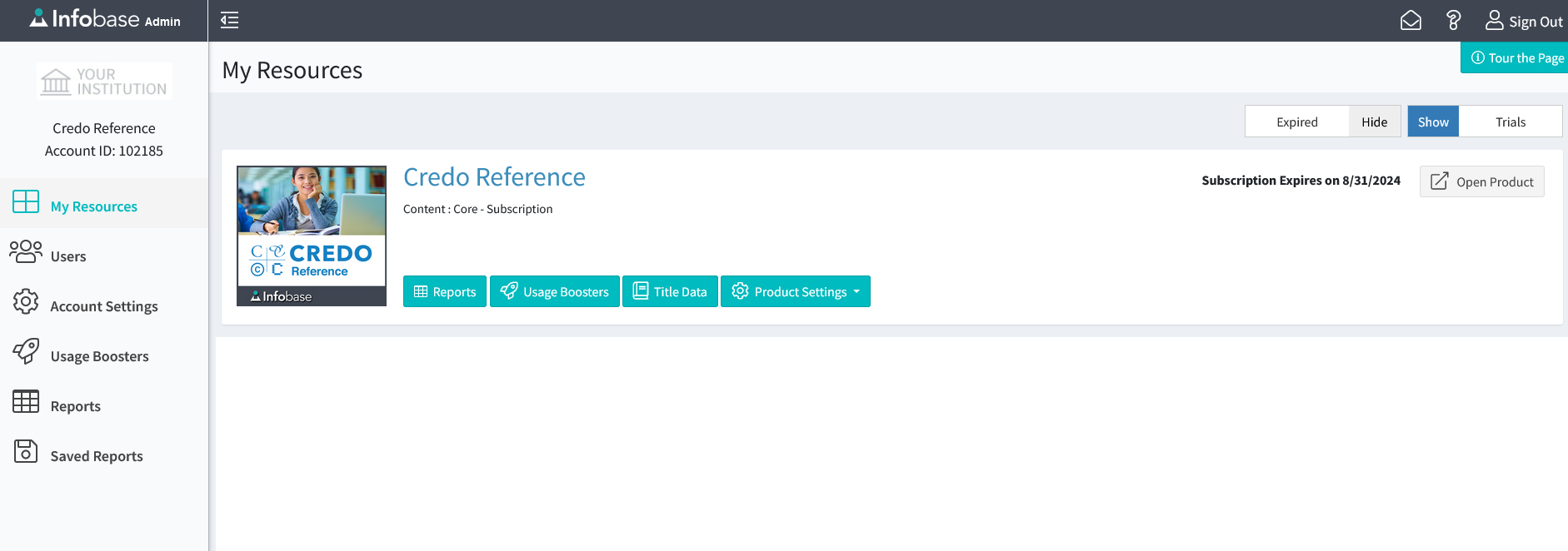 Links to Other Databases – Credo Reference
